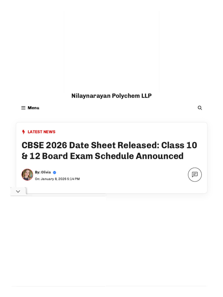 CBSE 2026 Date Sheet Released_ Class 10 & 12 Board Exam Schedule ...