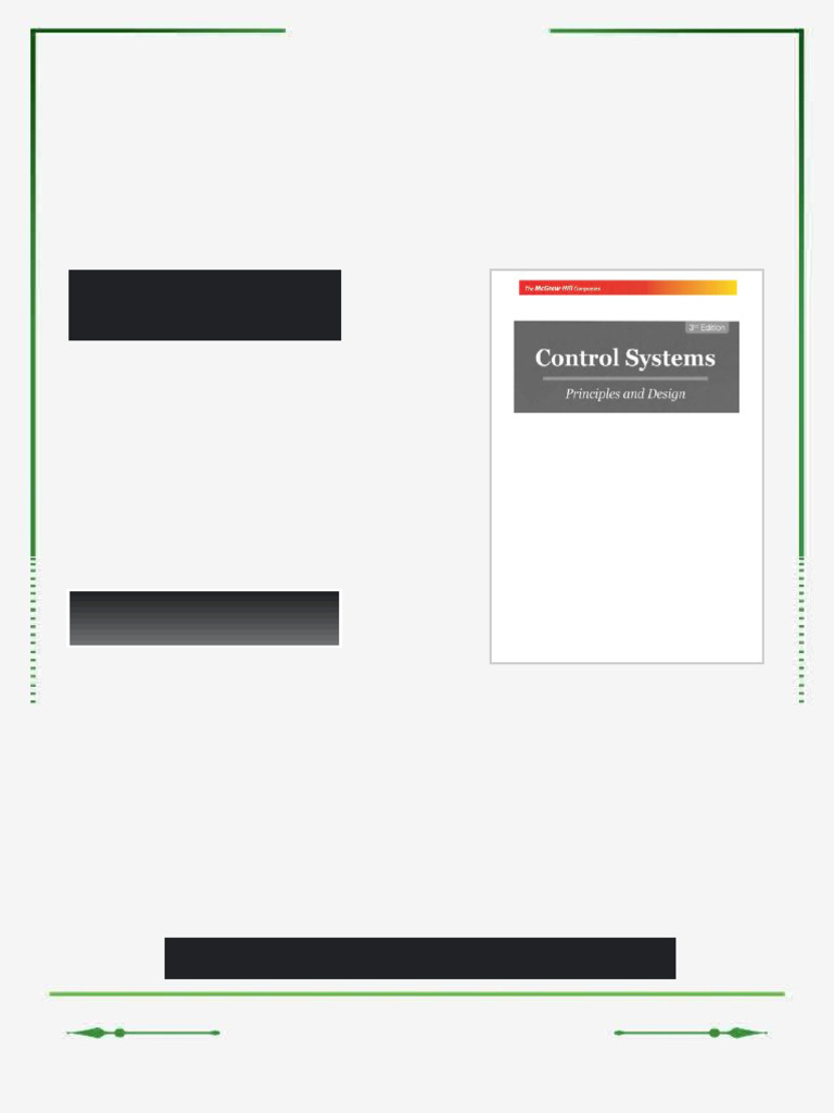 Control Systems Principles and Design Third Edition M. Gopal ebook available any format | PDF ...