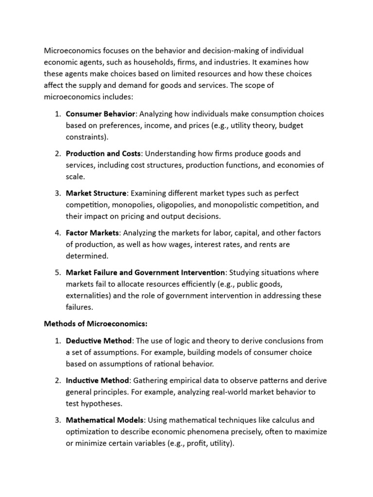 Micro 1 | PDF | Externality | Microeconomics