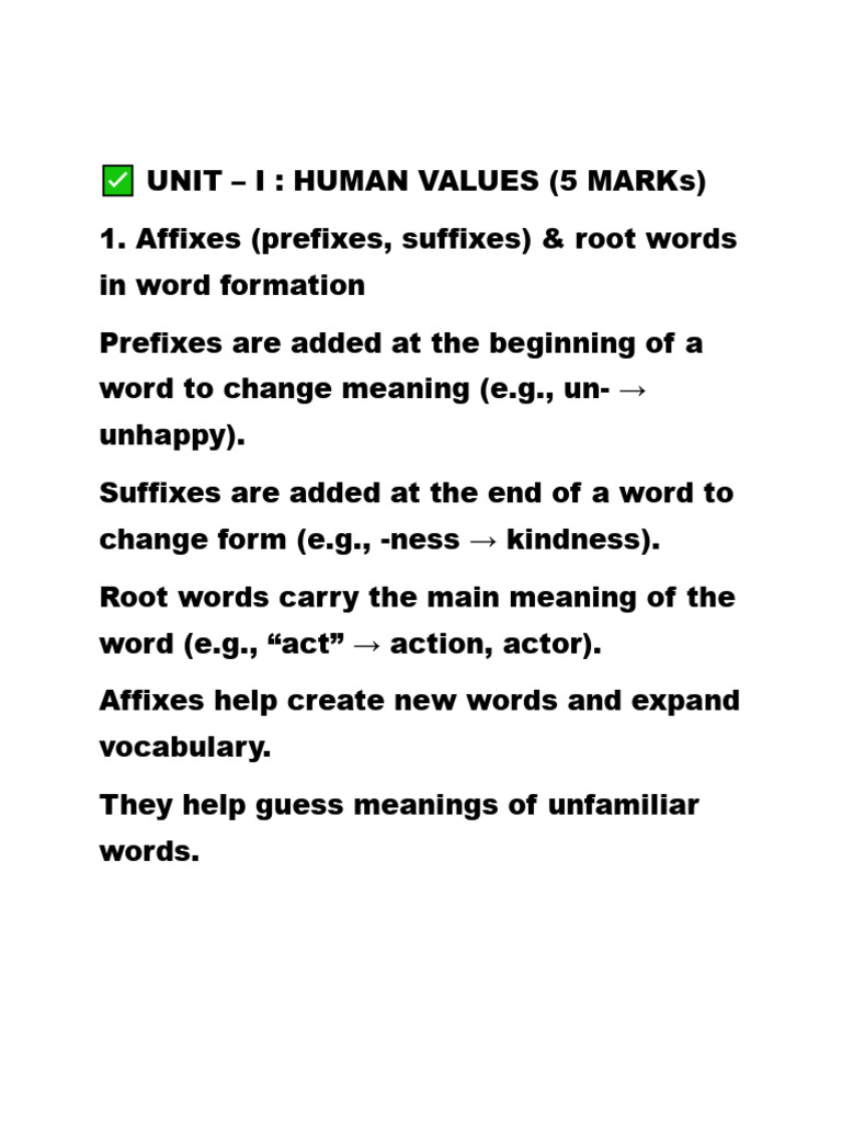 5marks answers | PDF | Grammatical Number | Word