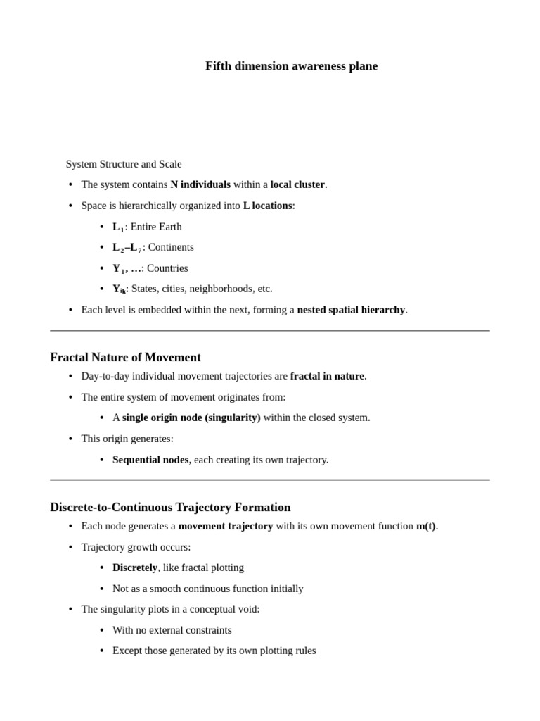 Fifth Dimension Awareness Plane | PDF | Dimension | Space
