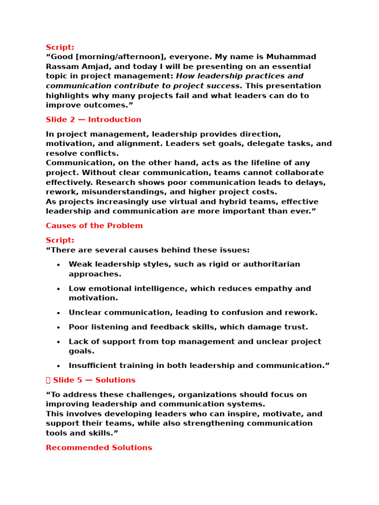 Script Poster | PDF