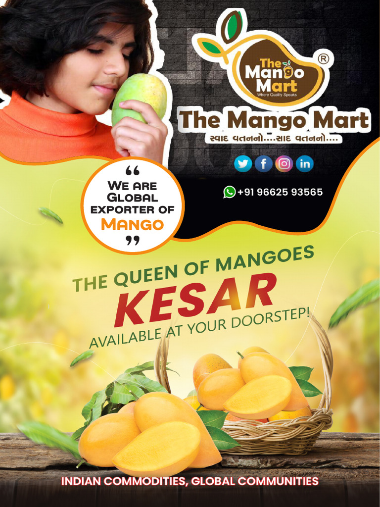 The Mango Mart Brochure | PDF | Mango | Fruit