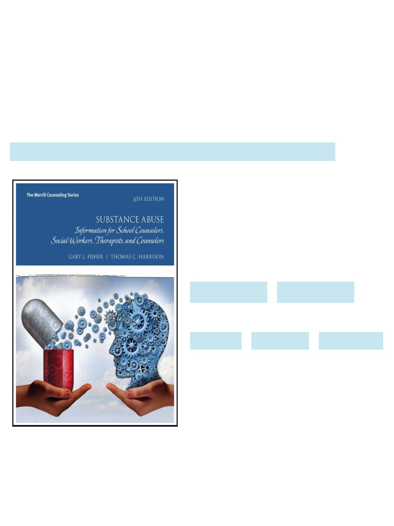 Substance Abuse Information fo Gary L. Fisher Gary L. Fisher Thomas C ...