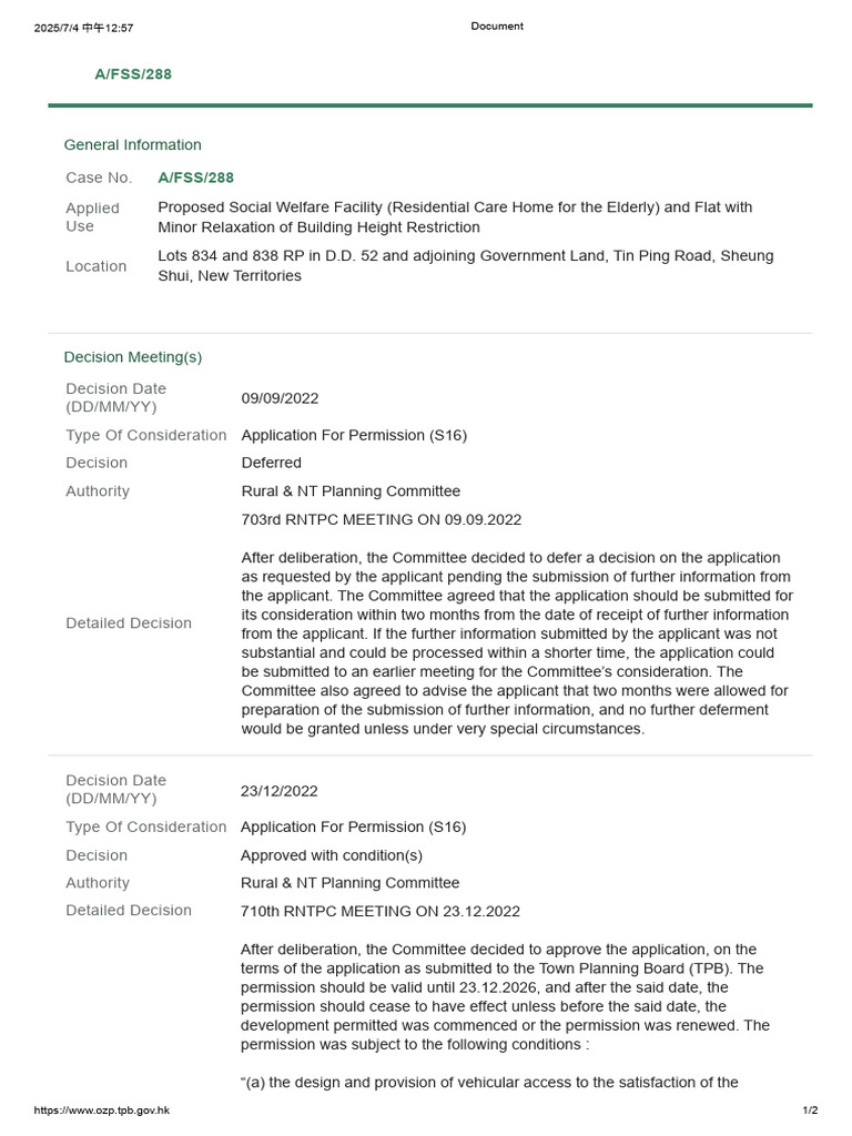 Town Planning Board Statutory Planning Portal 4 | PDF | Justice | Crime ...