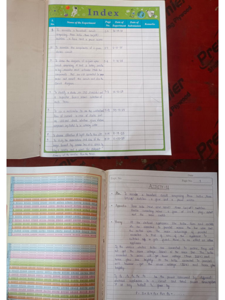 042 - Physics-Activity File 2025-26 | PDF