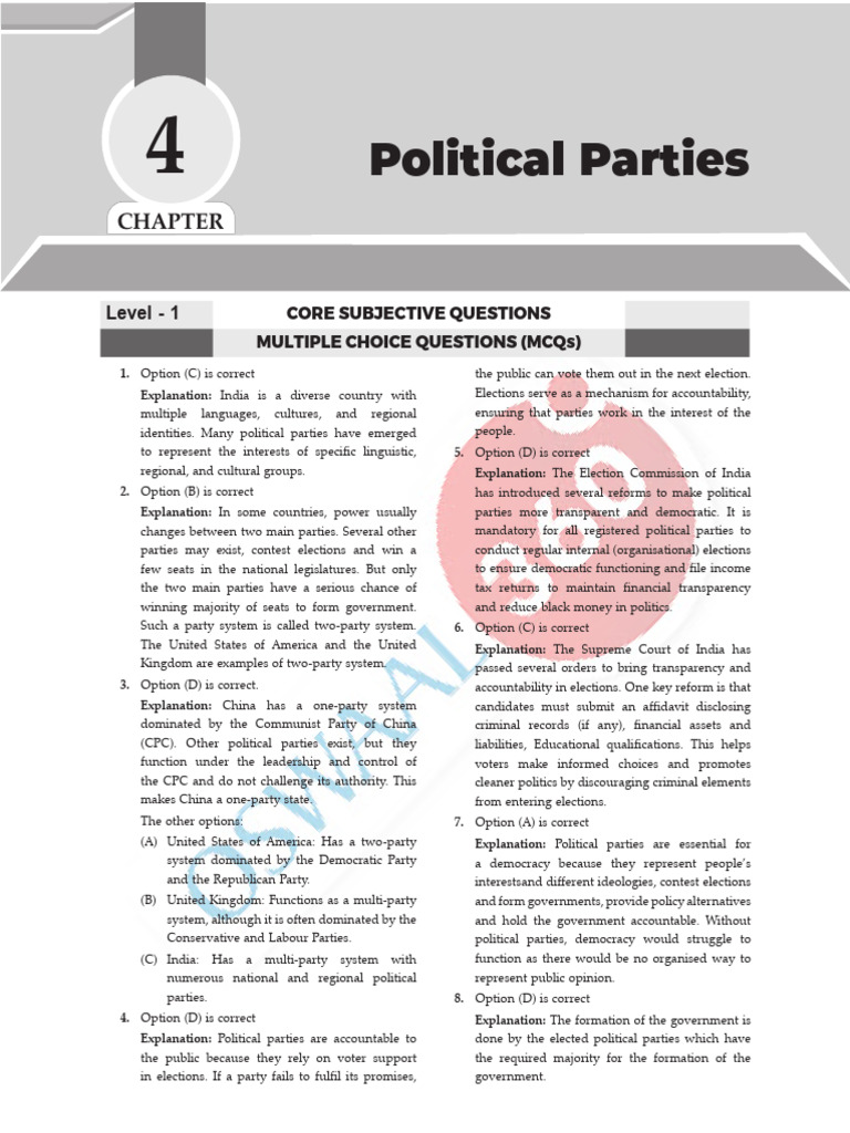 Ch14 | PDF | Political Parties | Elections
