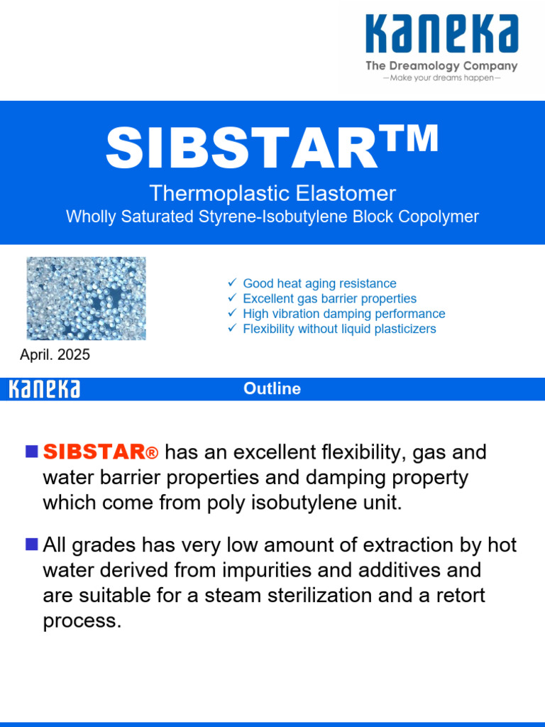 SIBSTAR® Thermoplastic Elastomer Overview | PDF | Thermoplastic ...