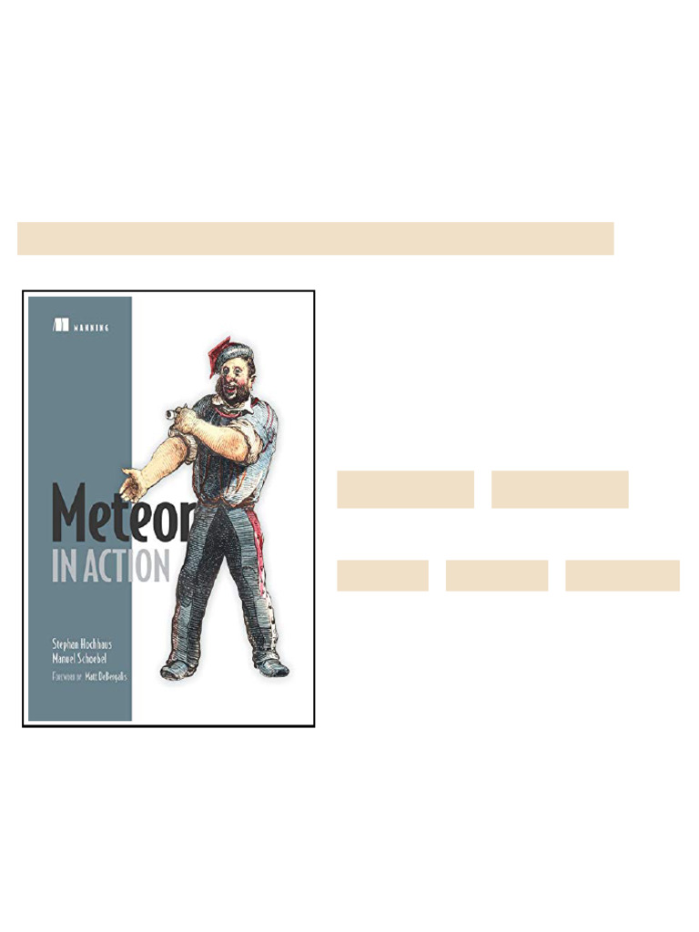 (Ebook) Meteor in Action by Stephan Hochhaus; Manuel Schoebel ISBN ...
