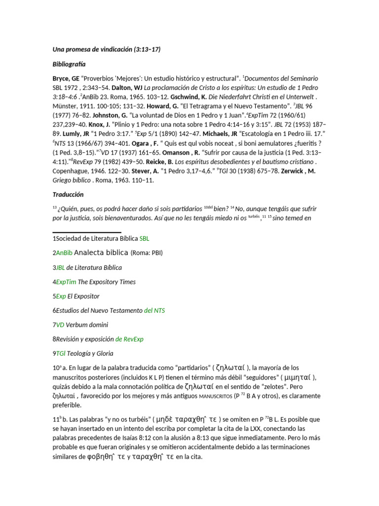 WBC 1 pedro A Promise of Vindication (1) | PDF | Jesús | Septuaginta