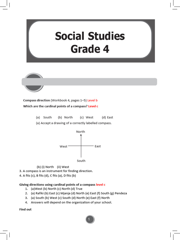 Understanding Compass Directions and Geography | PDF | Child Abuse ...