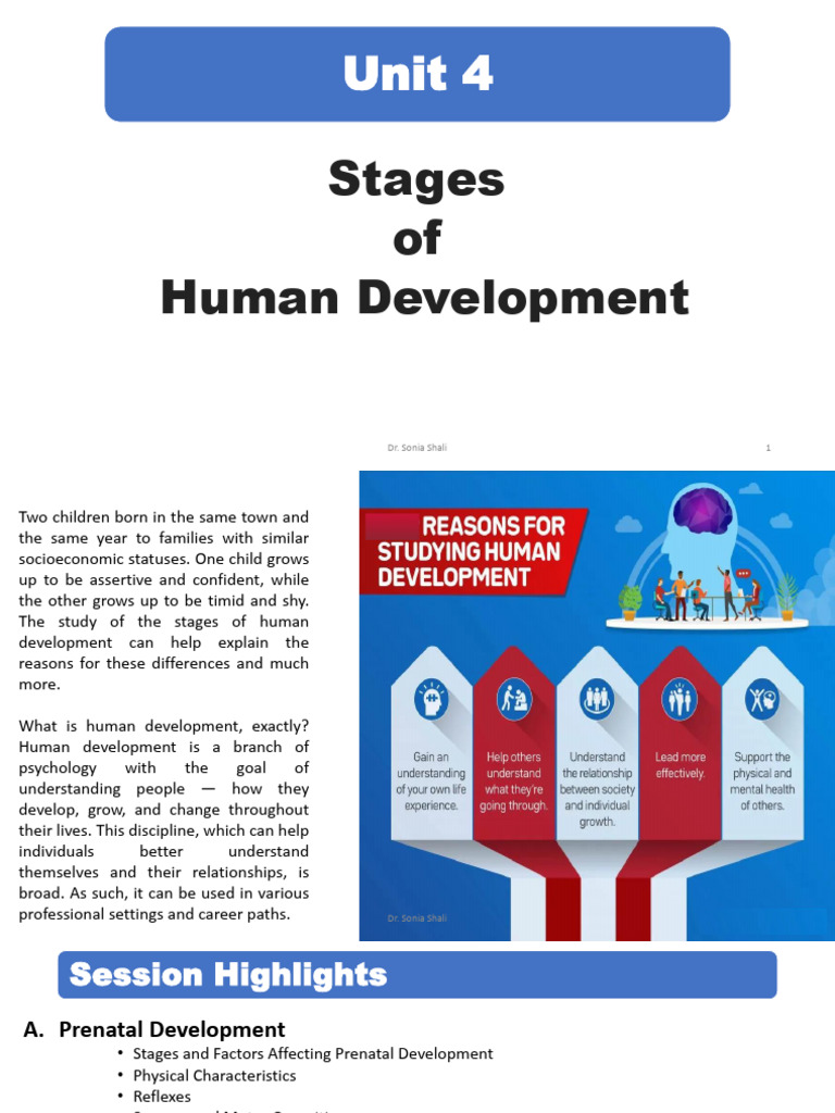 Stages of Human Development | PDF | Developmental Psychology | Infants