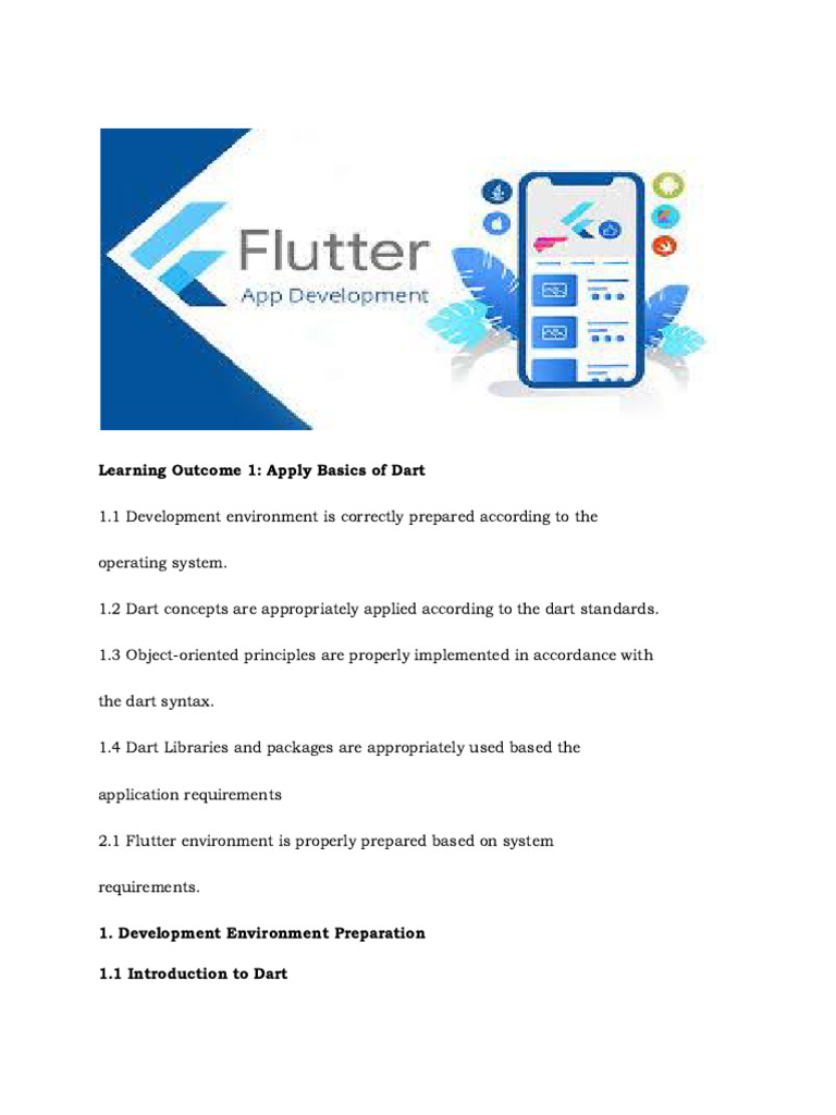 Flutter Full Course for Beginner | PDF | Inheritance (Object Oriented ...