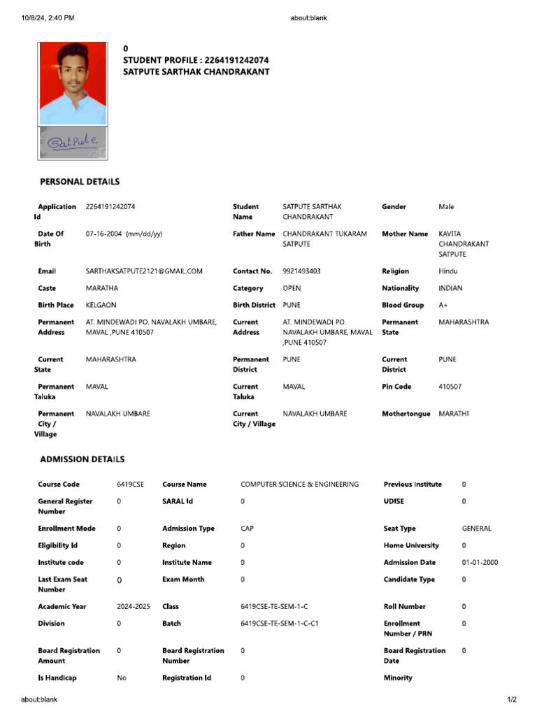 Sarthak | PDF