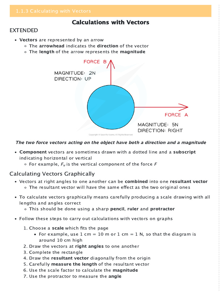 vector addition | PDF | Euclidean Vector | Trigonometry