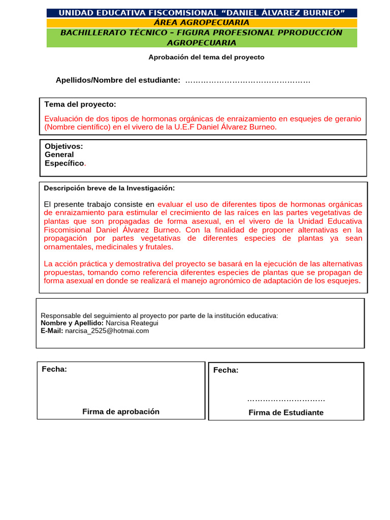 Aprobación Del Tema Del Proyecto Intermodular | PDF