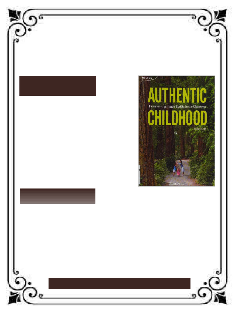 Authentic Childhood Experiencing Reggio Emilia in the Classroom Third ...