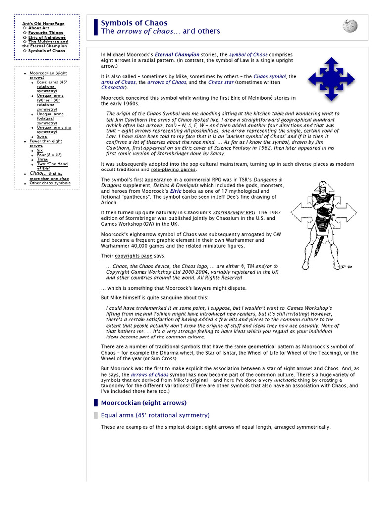 Ant Symbols of Chaos the Multiverse and t by Deviantallan Dclxc0k | PDF
