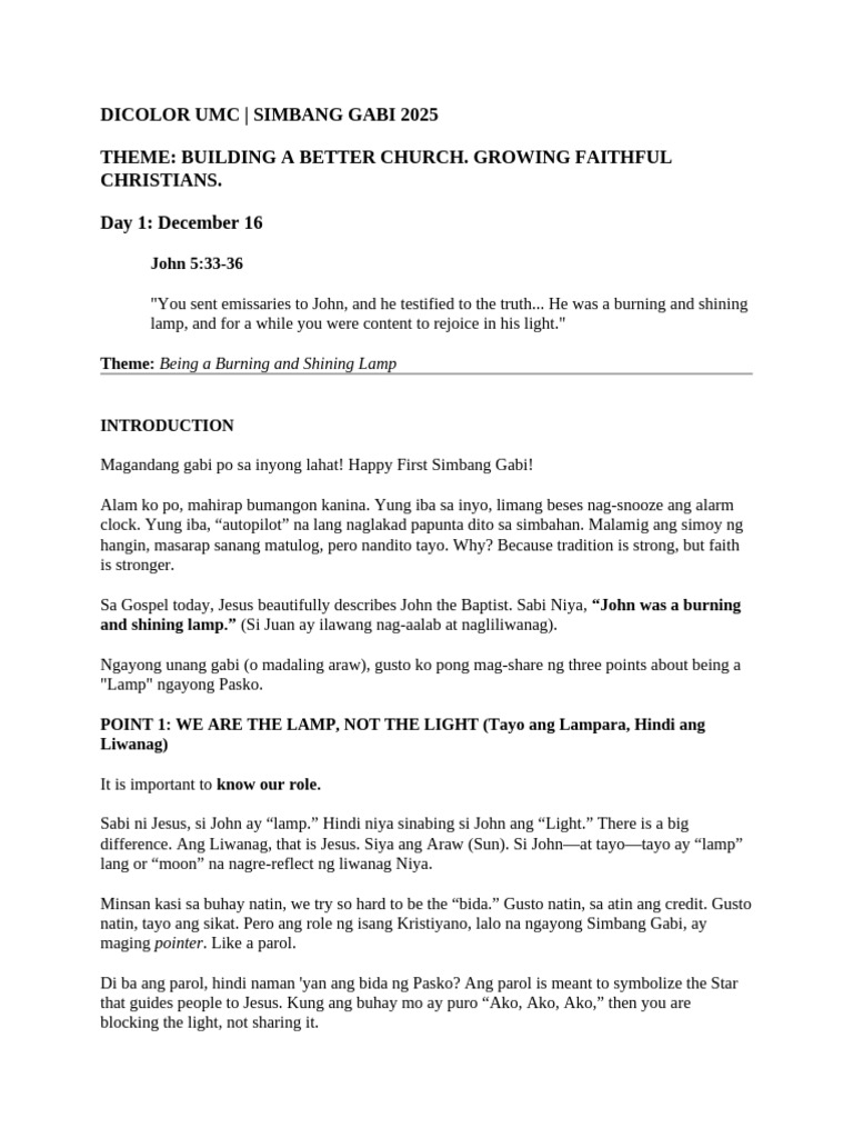 DICOLOR UMC | PDF | Mary, Mother Of Jesus | New Testament Content