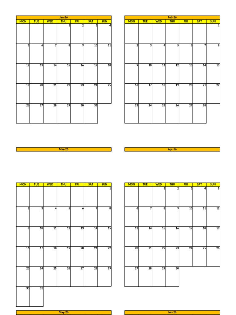 Iron Calendar | PDF