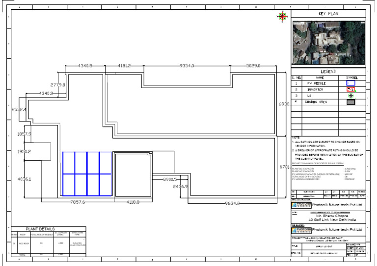 4.960 KWp Array Layout | PDF | Solar Panel | Sustainable Technologies