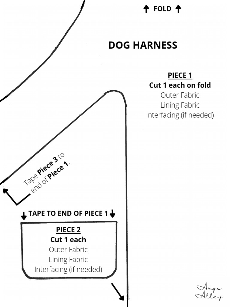 Dog Harness 1 Print Able | PDF