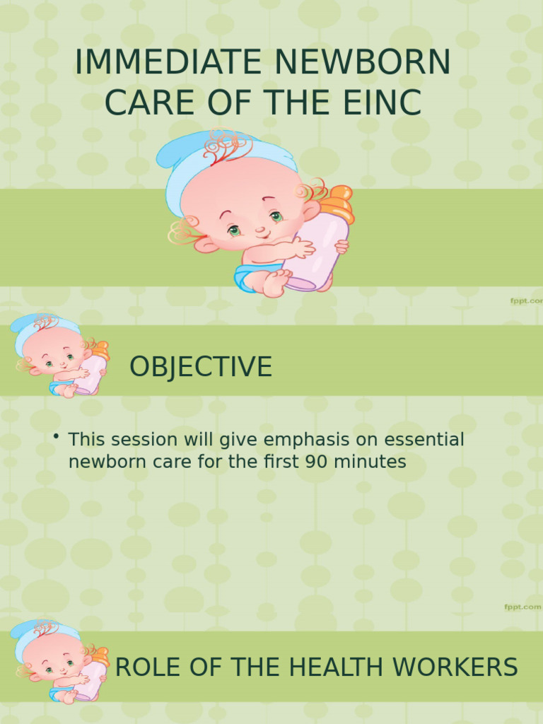 Immediate Newborn Care of the Einc Protocol | PDF | Breastfeeding ...