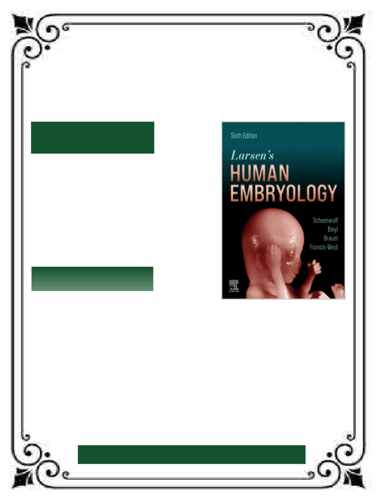 Larsen's Human Embryology, 6th Edition Schoenwolf eBook minimal pdf ...