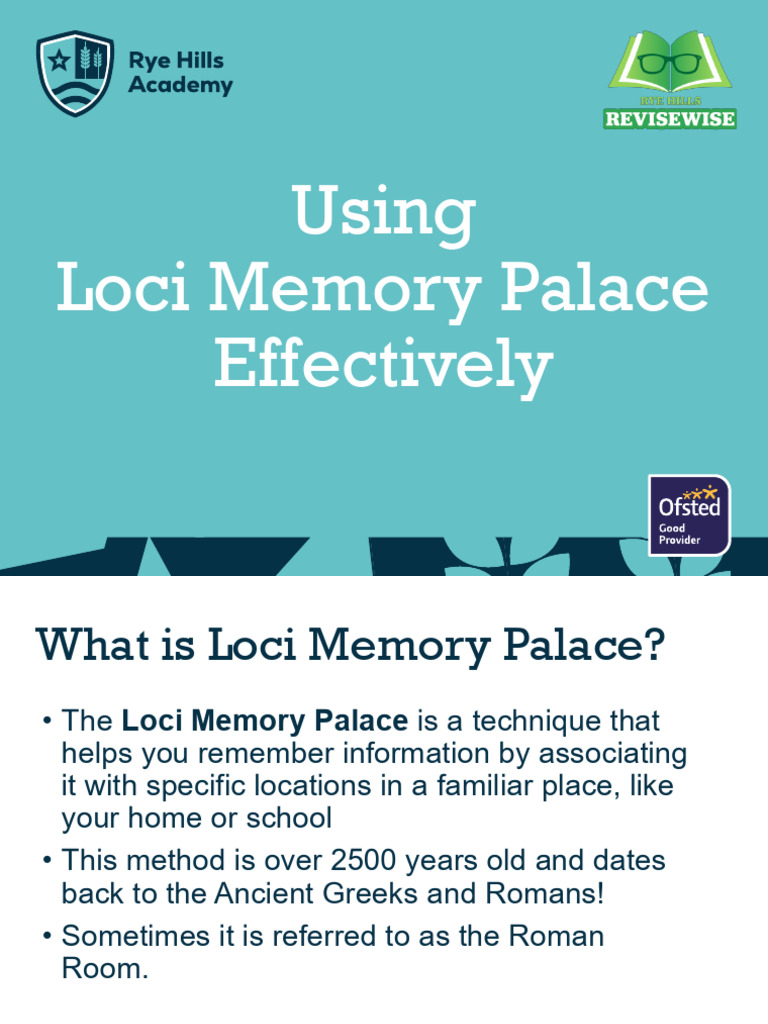 Using Loci Memory Palace Effectively | PDF | Cognitive Science ...