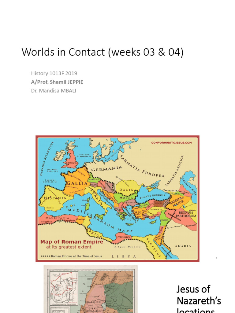 HST1013F Weeks 03 - 04 - 1 | PDF | Ali | Paul The Apostle