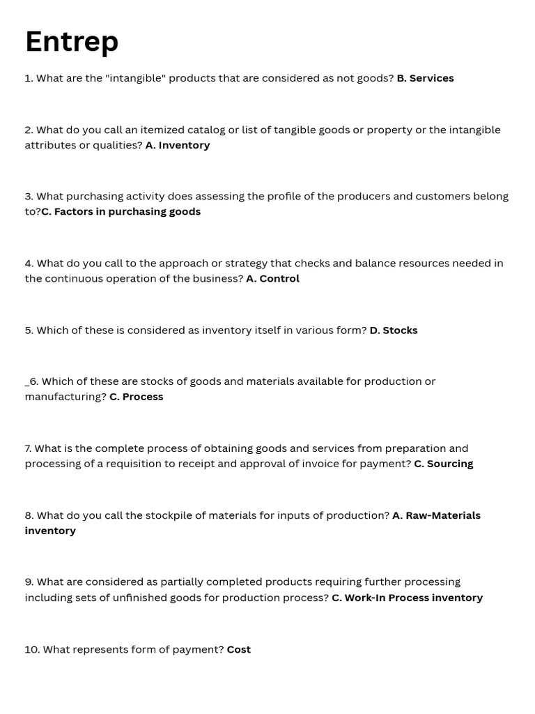 Entrep_20240122_165407_0000 | PDF | Goods | Inventory