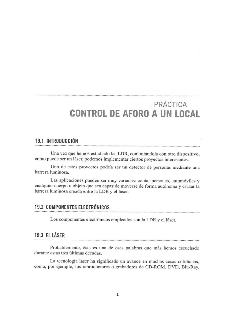 Control de Aforo A Un Local | PDF