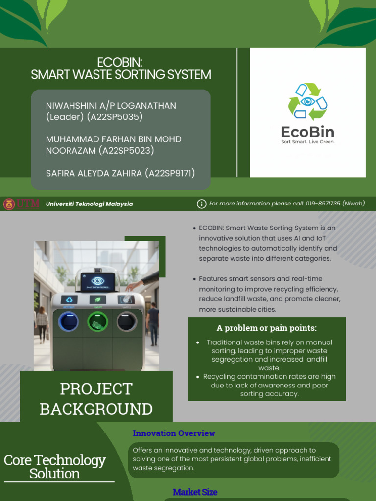 Smart Waste Sorting with ECOBIN System | PDF | Waste Management ...