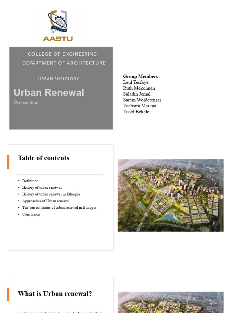Urban Renewal (2) | PDF | Urban Renewal | Slum