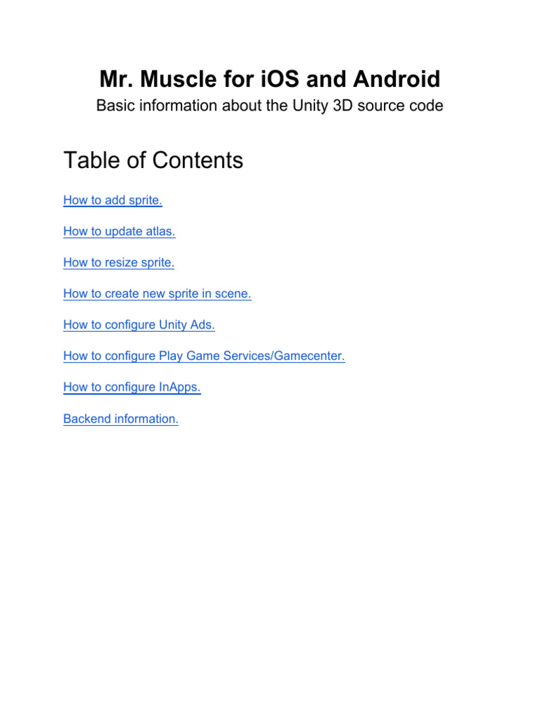 Mr.muscle Instructions | PDF