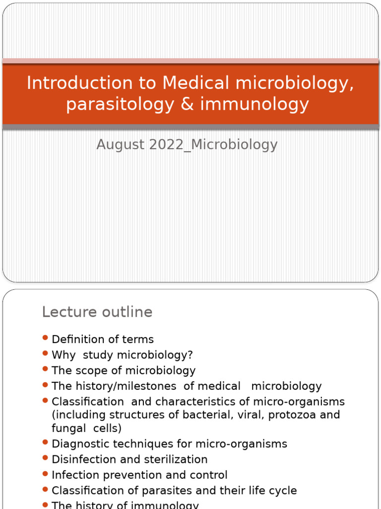 AUG2022_Introduction to microbiology upgrading class | PDF | Microbiology | Microorganism