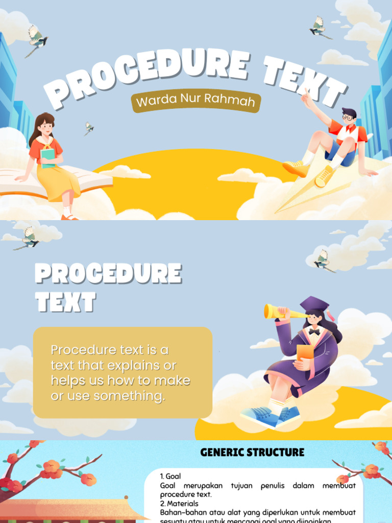 Procedure Text PPT | PDF | Chess Theory | Chess