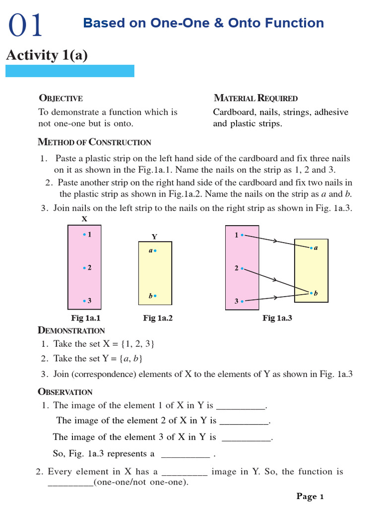 Xii Maths Activity File A | PDF | Function (Mathematics) | Angle