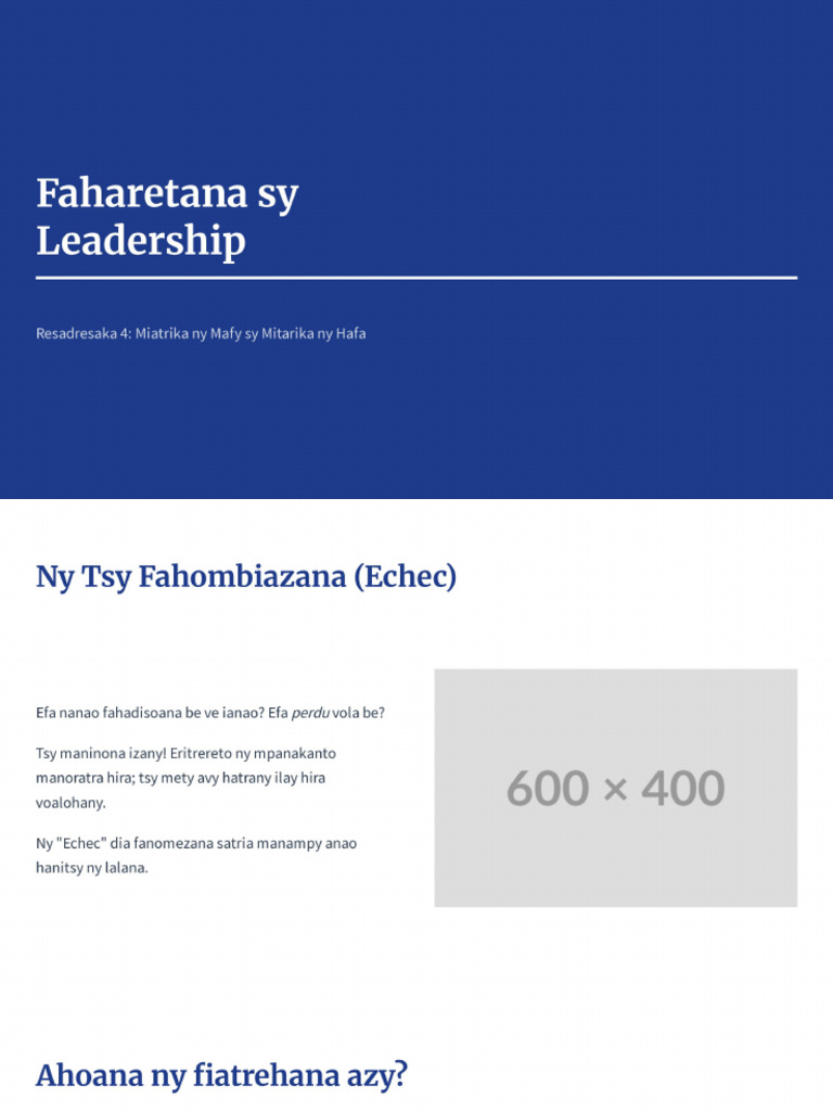 Boky 4 - Leadership | PDF