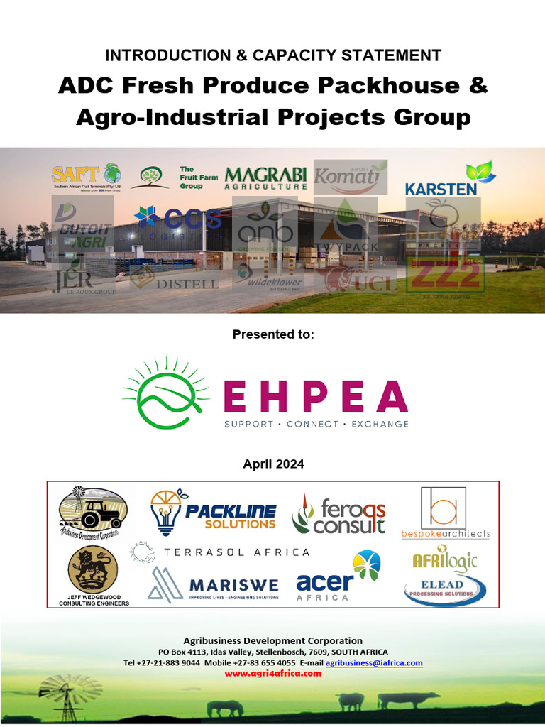 ADC Consortium-Abridged Packhouse Projects Capacity Statement With ...