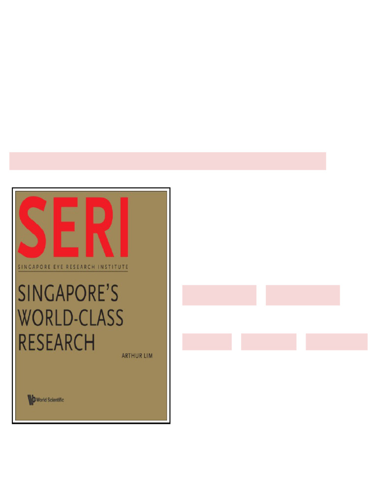 (Ebook) Singapore's World-Class Research (Seri: Singapore Eye Research ...