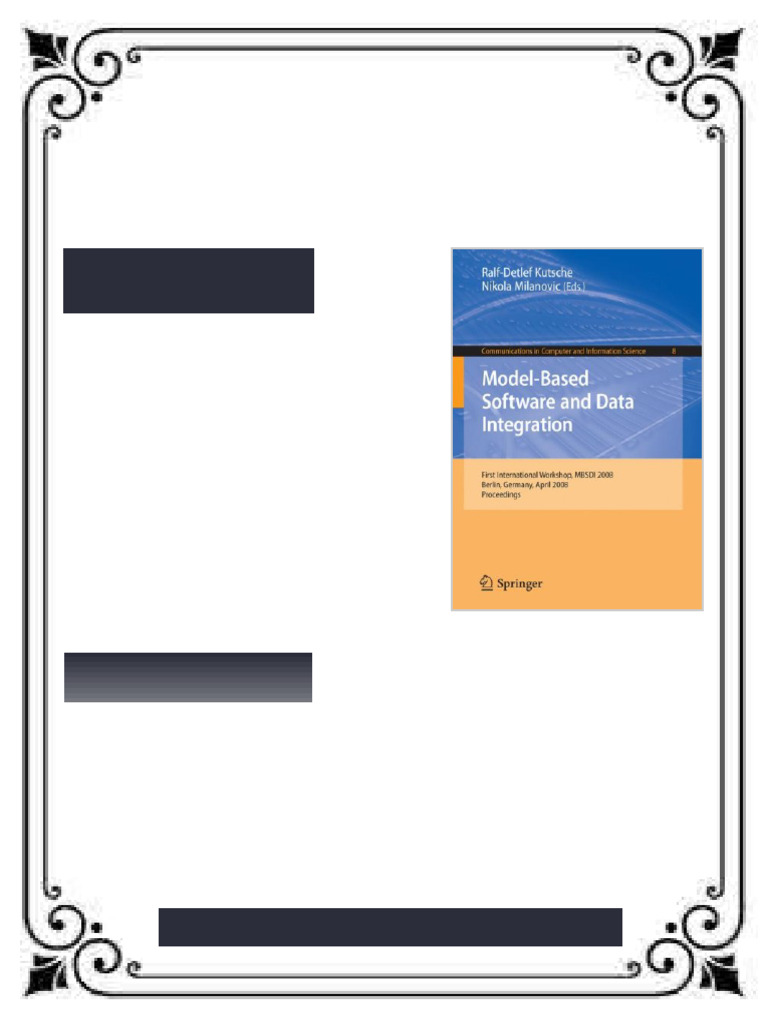 Model Based Software and Data Integration Communications in Computer ...