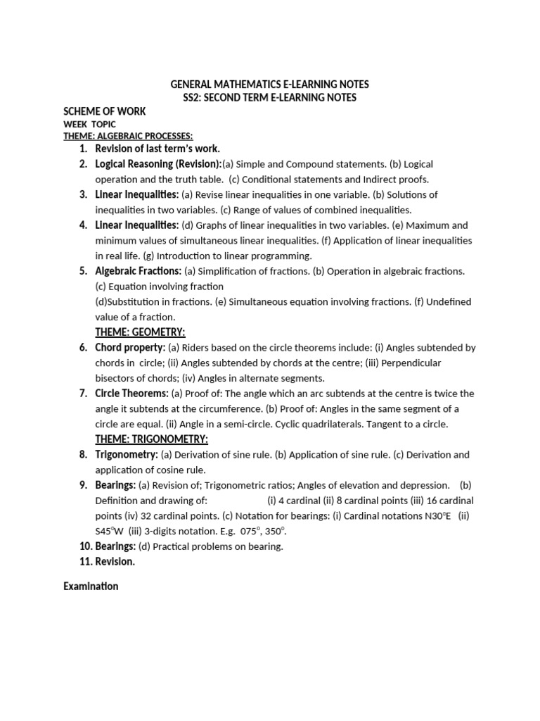 SS2 GEN.MATH | PDF | Circle | Perpendicular