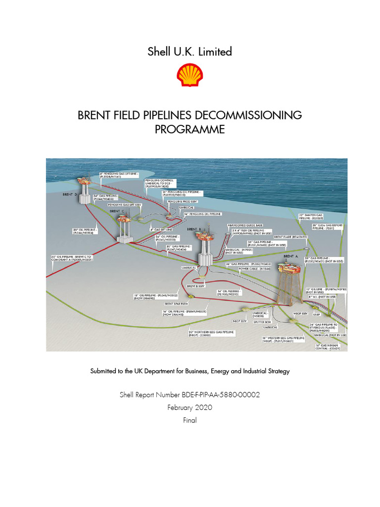 Brent Field Pipeline Decommissioning Plan | PDF | Petroleum ...