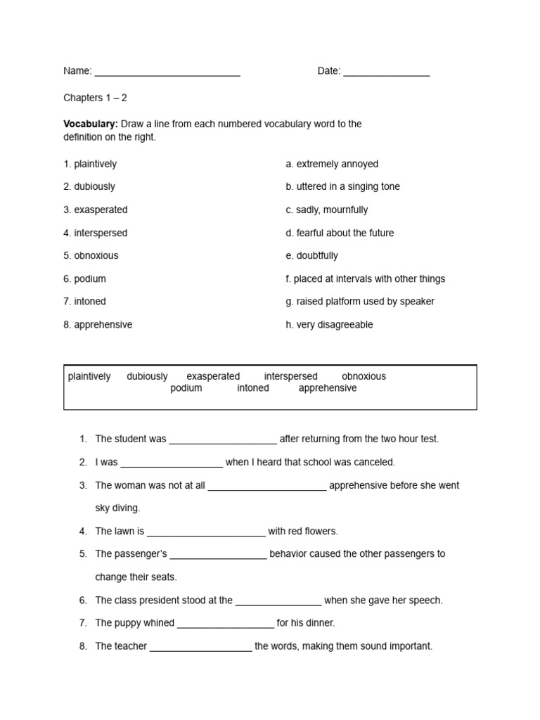 HTS Ch1-2 Vocab.10.8.25 | PDF
