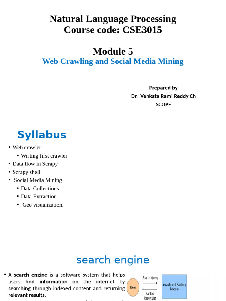 Module-5_NLP (3) | PDF | World Wide Web | Internet & Web