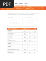90 Shore A Polyurethane Data Sheet | PDF | Hardness | Polyurethane