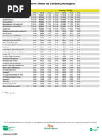 101 Bus Timetable: Dublin to Drogheda | PDF | Dublin | County Dublin