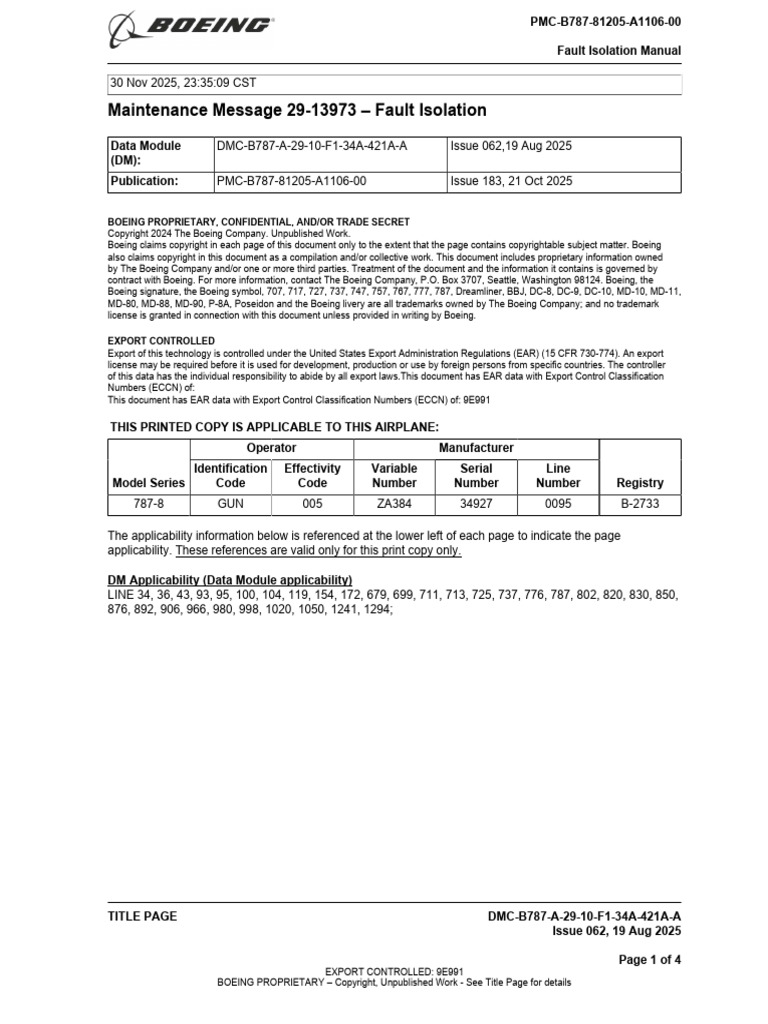 29-13973 | PDF | Trade Secret | Boeing