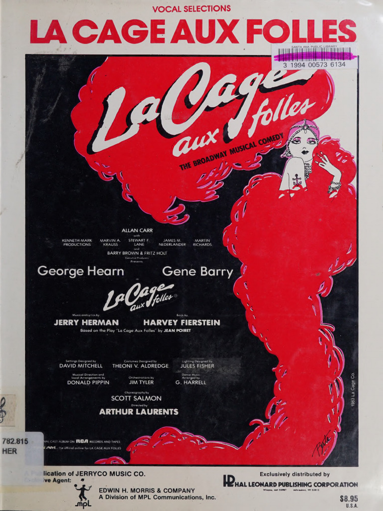 La Cage Aux Folles _ the Broadway Musical Comedy [Vocal -- Jerry Herman ...